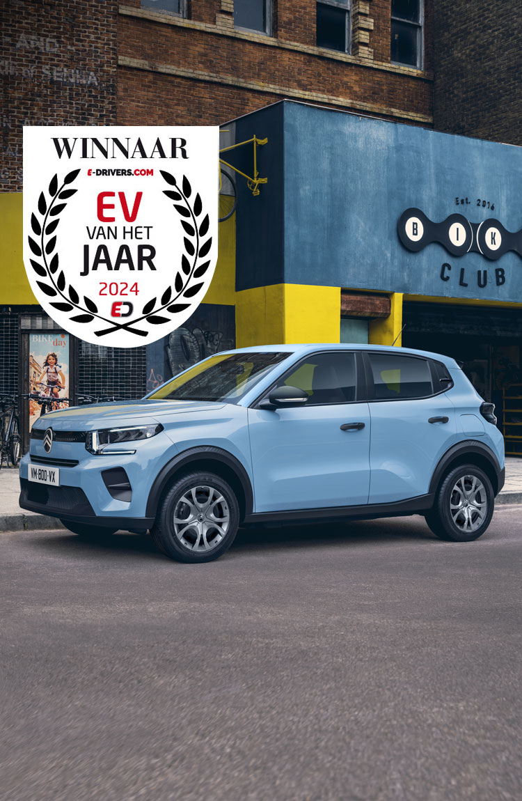Citroën ë-C3 EV van het jaar 'Compacte Klasse' | Citroën